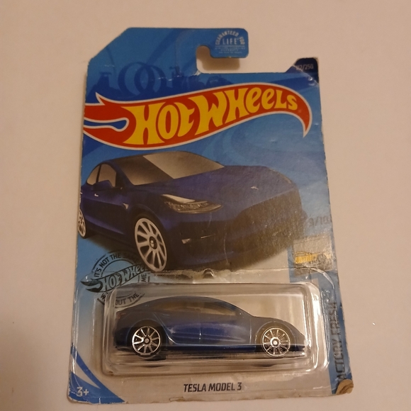 Mattel | Toys | Hot Wheels Tesla Model 3 Diecast Car | Poshmark